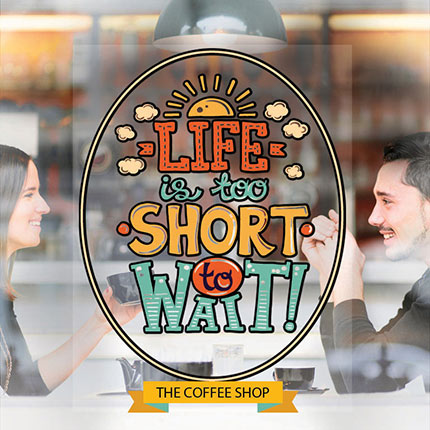 Vinyl Window Decals for Businesses | DRSi - Seattle Printing